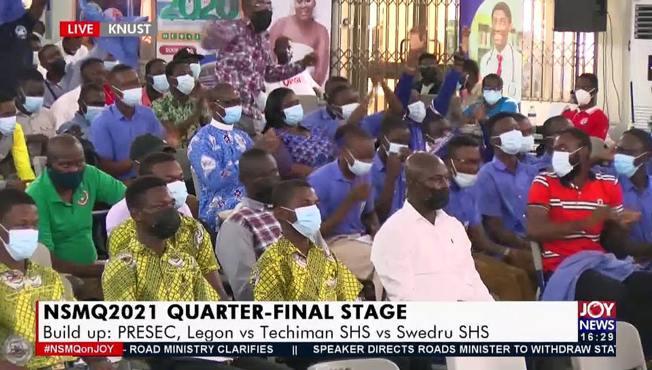 NSMQ2021 Quarter-Final Stage: PRESEC, Legon vs Techiman SHS vs Swedru ...