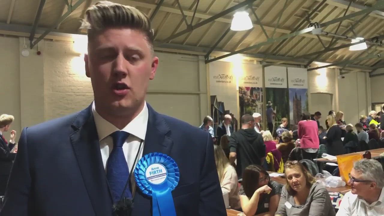 Canterbury exit poll Conservative reaction