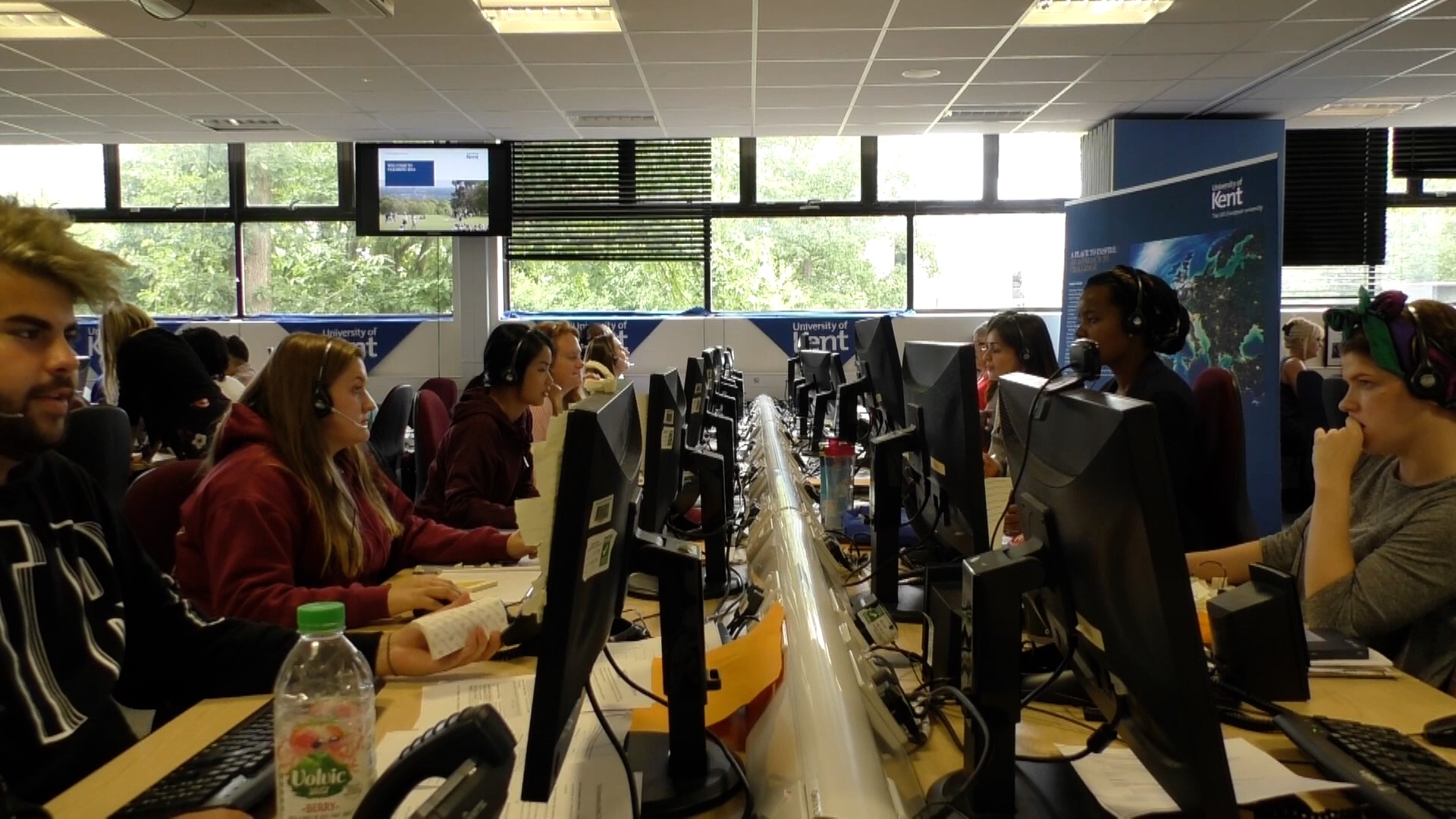 Clearing lines getting ready for A-level results day