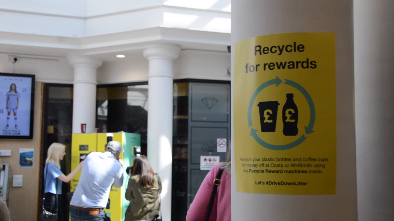 Maidstone services machine offers discount for customers who recycle