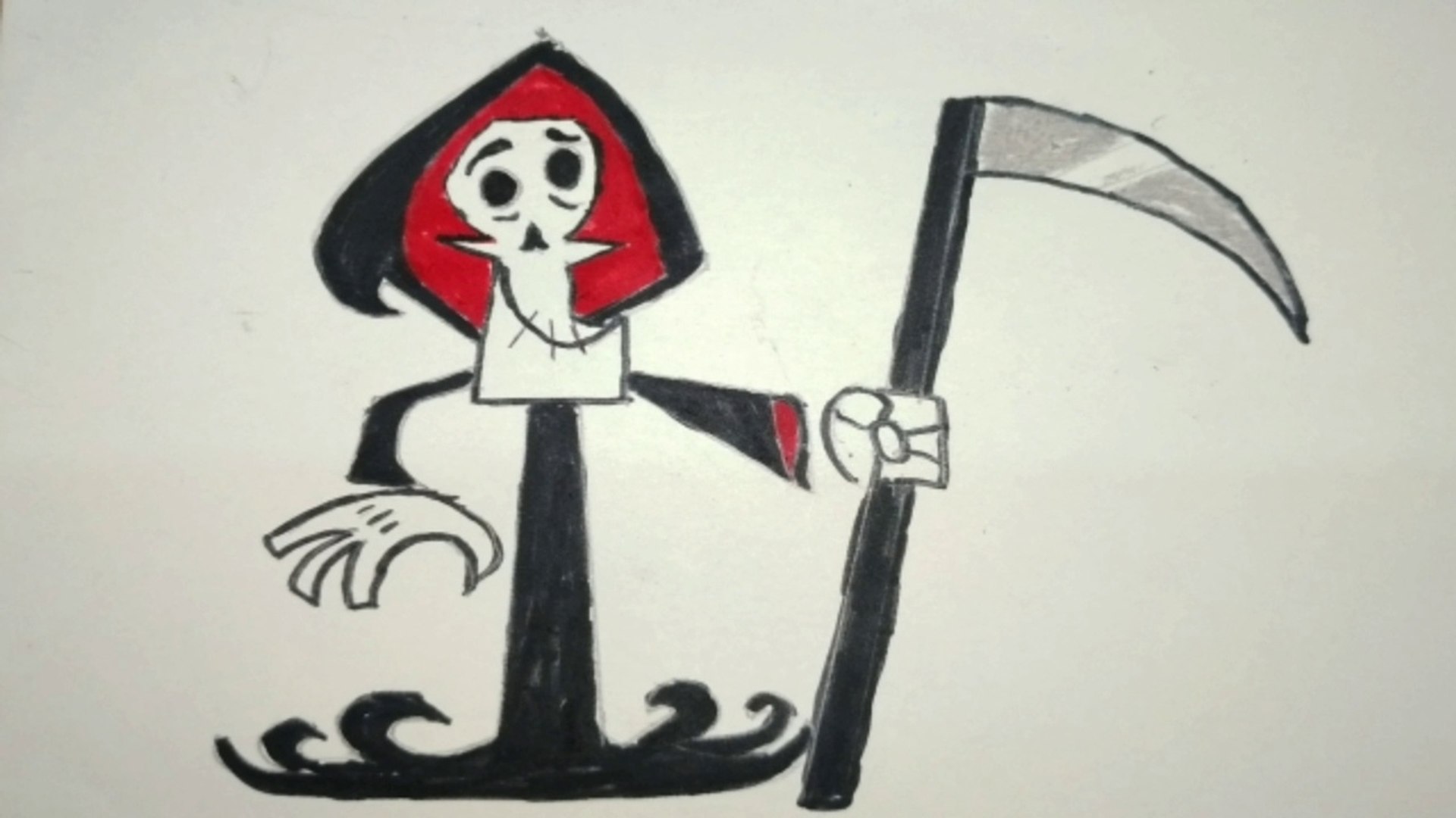 Billy And Mandy Grim Reaper Drawing