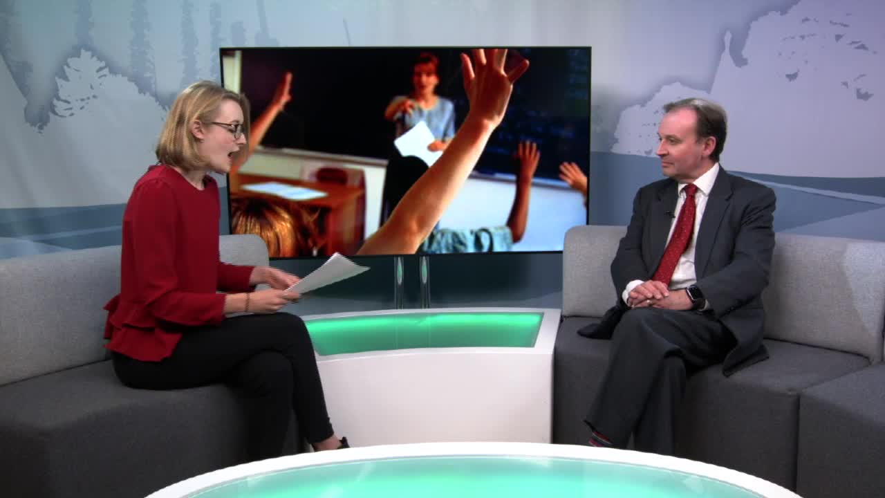 Cllr. Roger Gough talks about educational support for deaf children ...