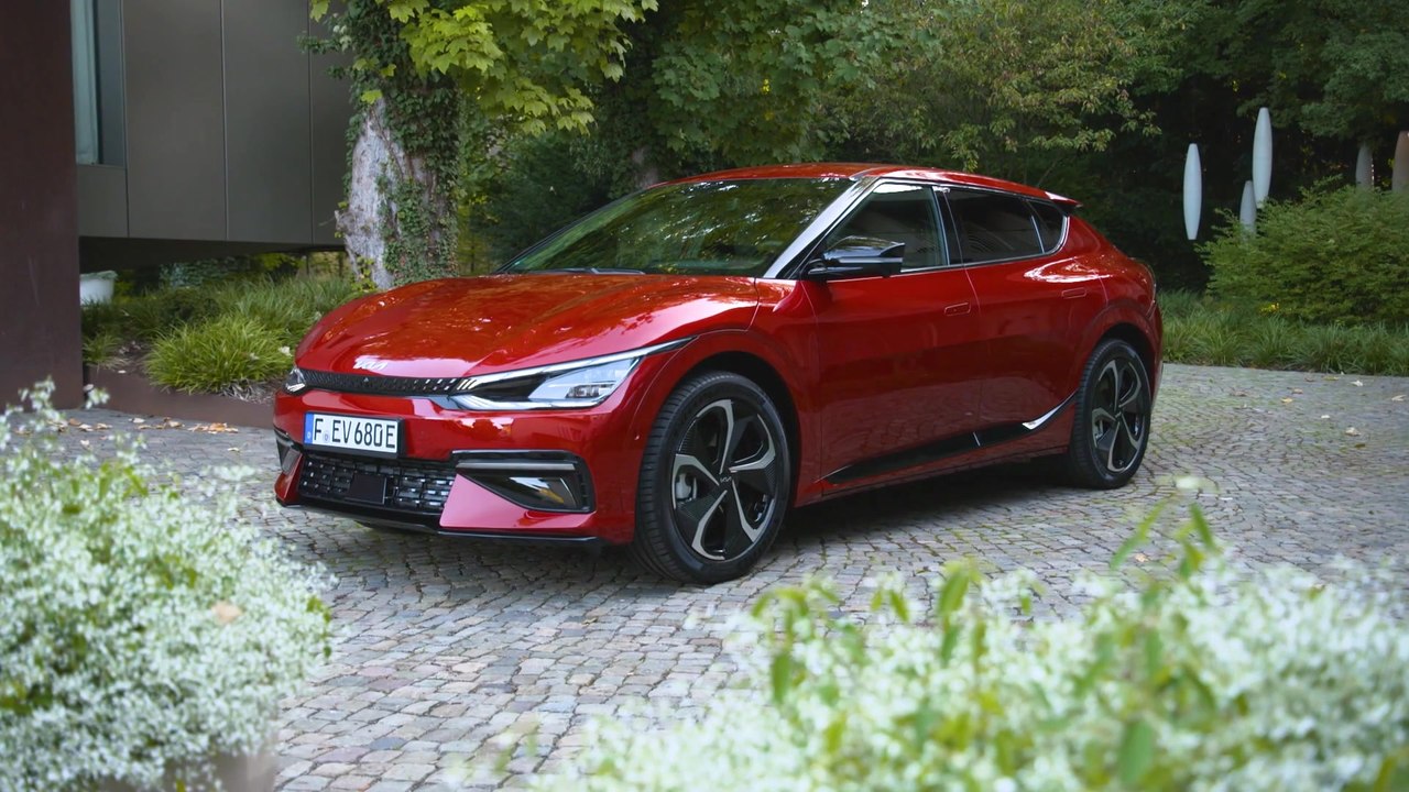 The new Kia EV6 Design in Runaway Red - video Dailymotion