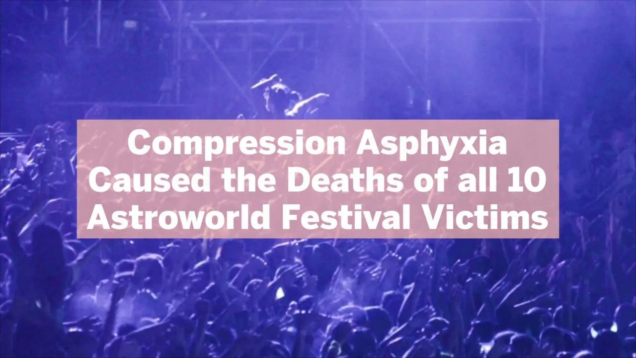 Compression Asphyxia Caused the Deaths of all 10 Astroworld Festival ...
