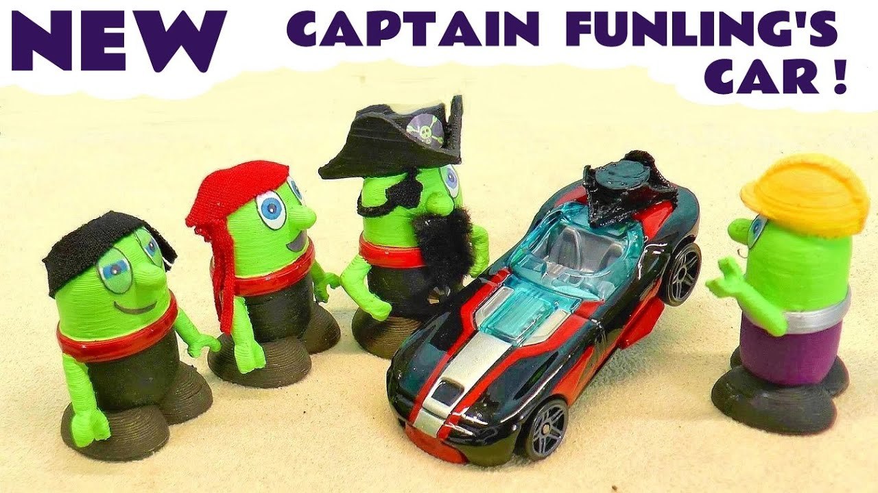 Funlings Toy Racing Car Story for Captain Funling with Thomas and ...