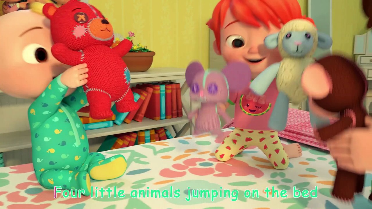 Five Little Animals Song | CoComelon Nursery Rhymes & Kids Songs ...