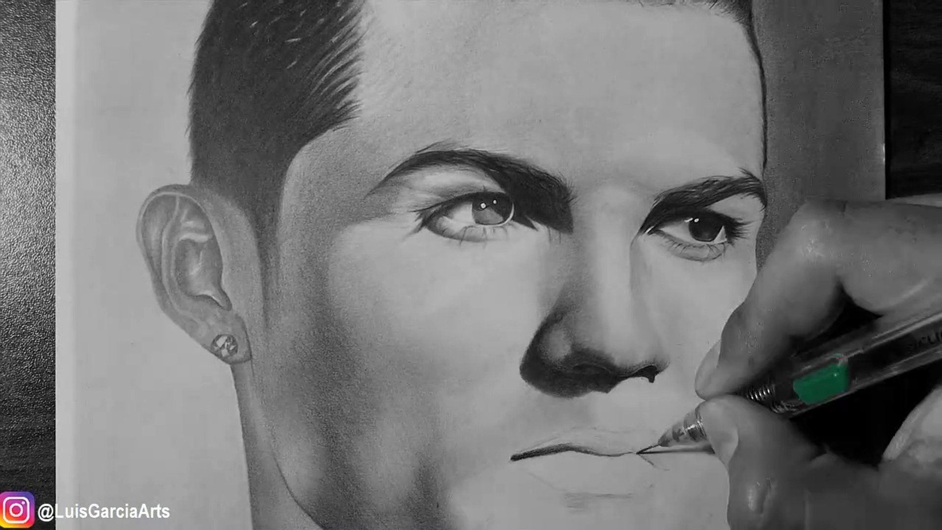 Cristiano Ronaldo Drawing Tutorial