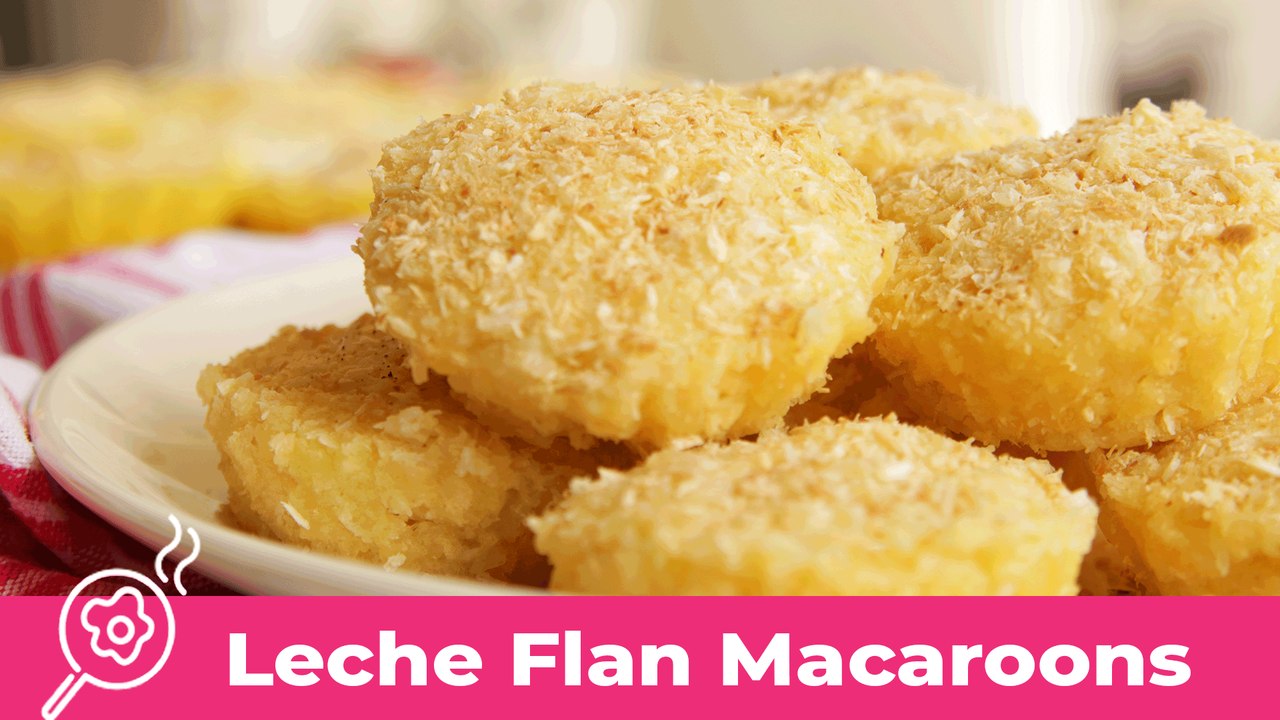 How To Make Leche Flan Macaroons | YummyPH - video Dailymotion