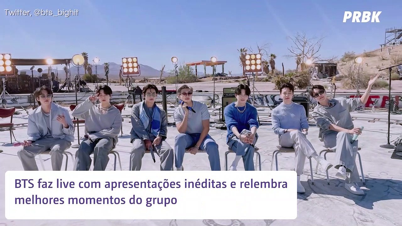 BTS faz live com apresentações inéditas e relembra melhores momentos do ...