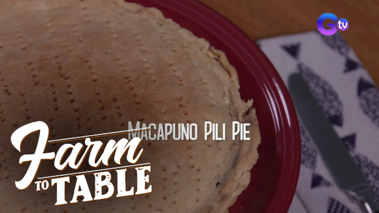 Farm To Table: Yummy macapuno pili pie - video Dailymotion