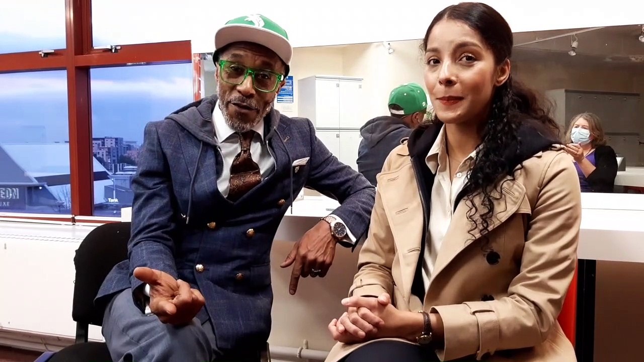 Danny John-Jules and Hannah Rose Caton, who star in The Da Vinci Code ...