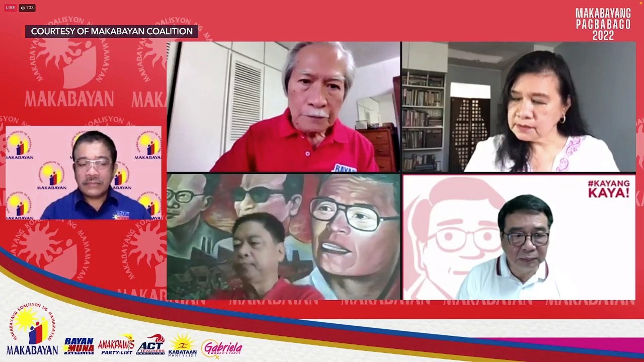 Makabayan coalition holds press conference - video Dailymotion