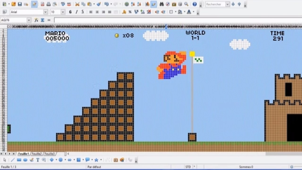 Super Mario Bros : une animation impressionnante en stop-motion sur ...
