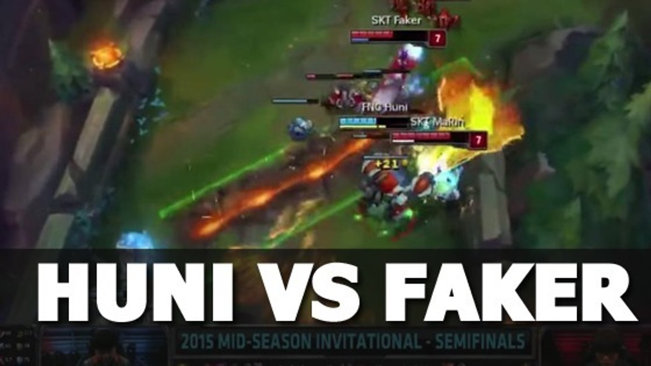 League of Legends : Huni outplay Faker lors de la demi-finale opposant Fnatic à SKT T1 - Vidéo ...