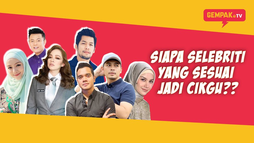 Siapa selebriti yang sesuai jadi cikgu | Gempak TV | Isha & Daniel | Gempak