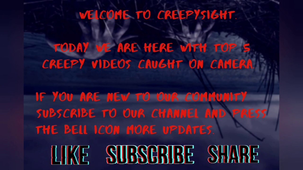 TOP 5 Horror video footages found on tape| CREEPY SIGHT | Paranormal ...