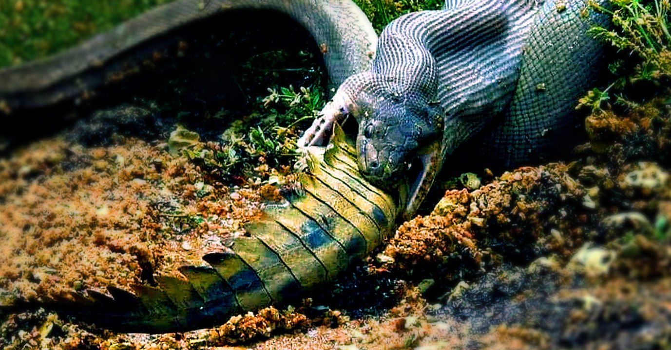 Insolite : Un python géant observé en train d'avaler un crocodile tout ...