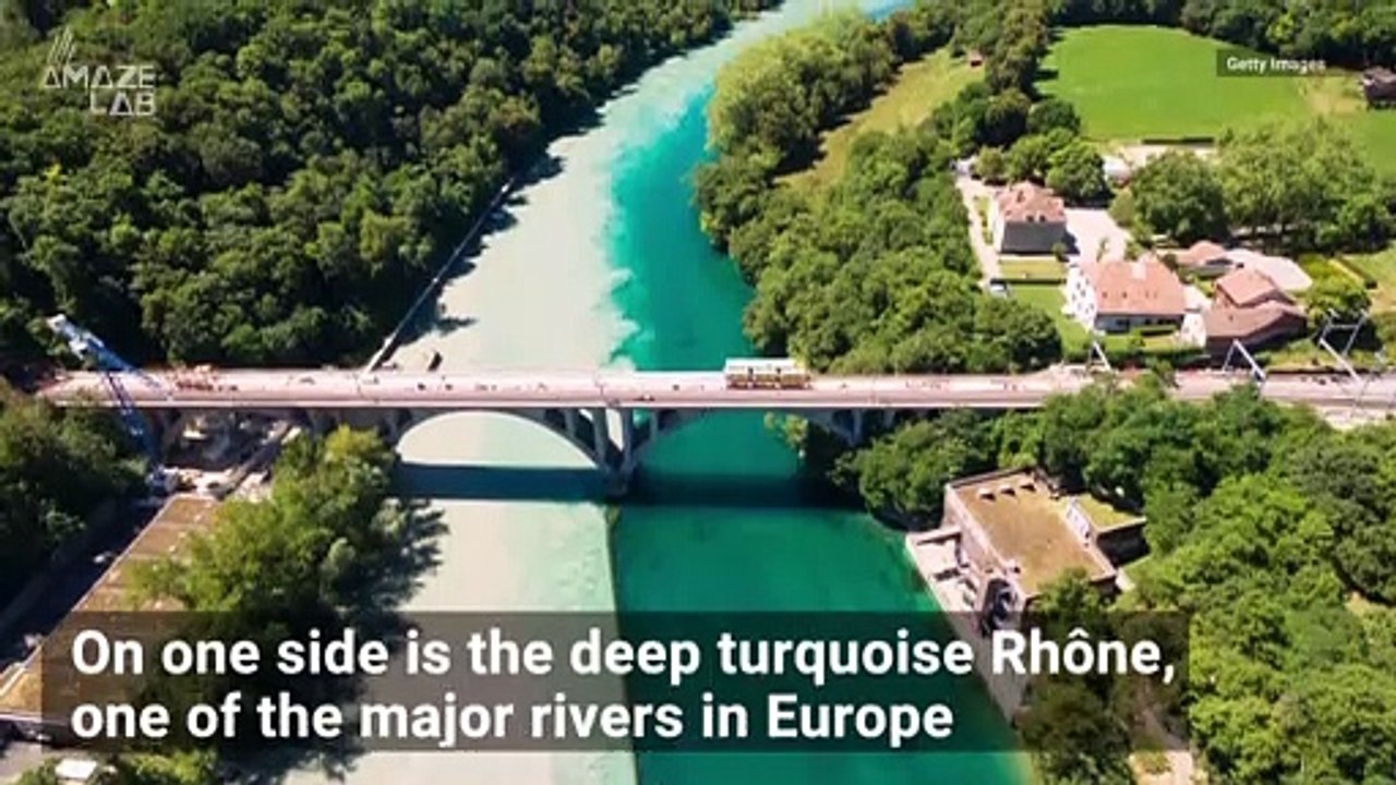 Striking Contrast On Display Where These Two Rivers Converge - video ...