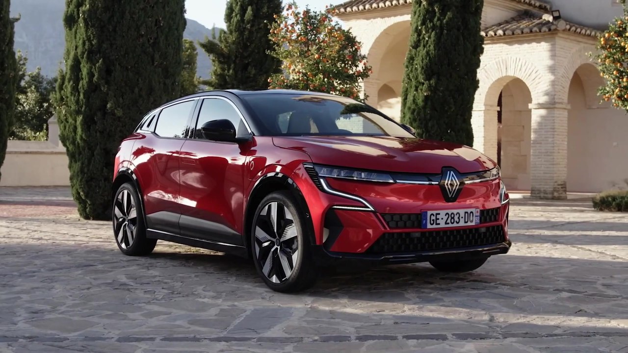All-new Renault Megane E-TECH Electric Design in Red - video Dailymotion