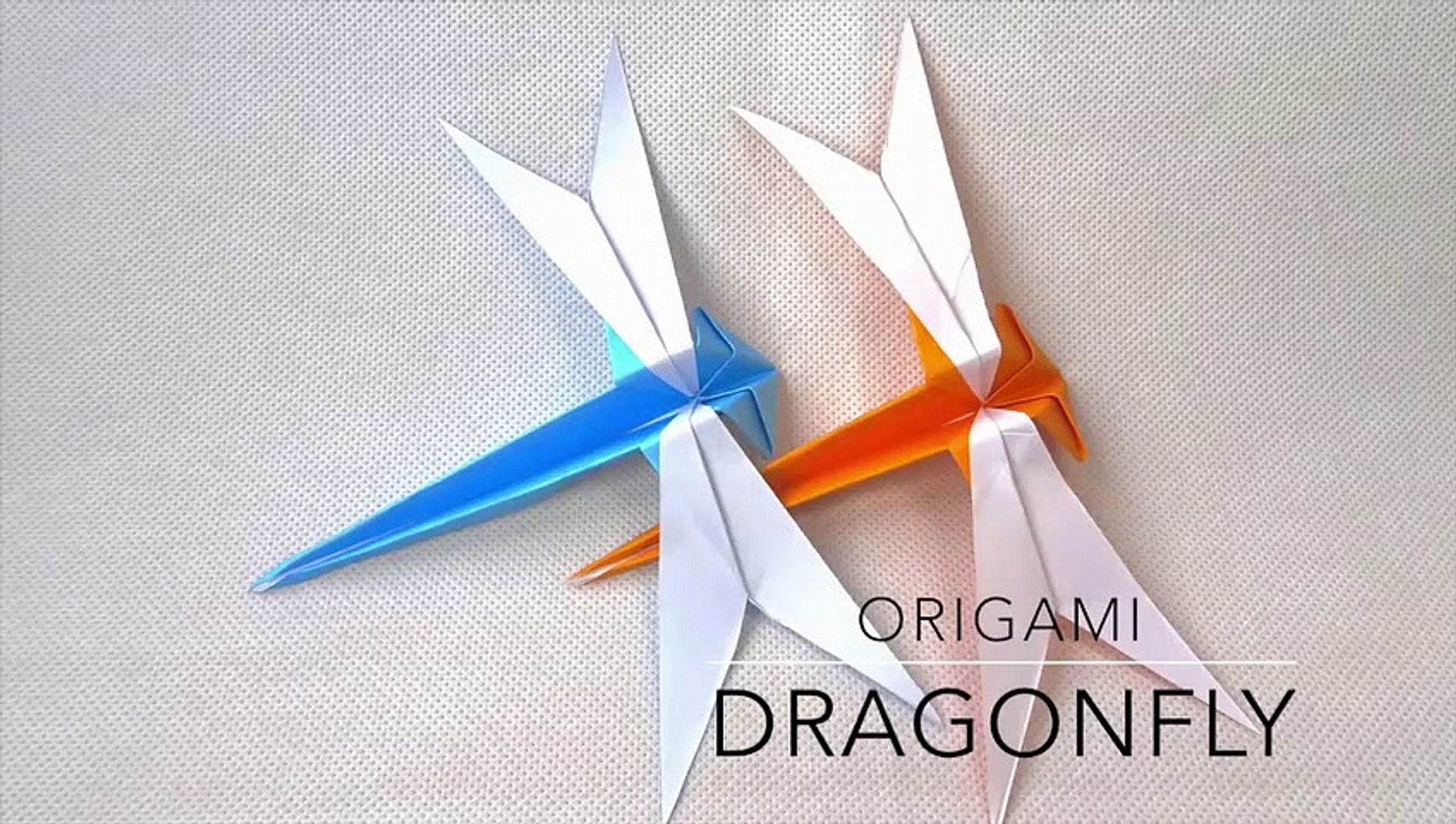 How To Make A Origami Dragonfly Origami Dragonfly Jo Nakashima
