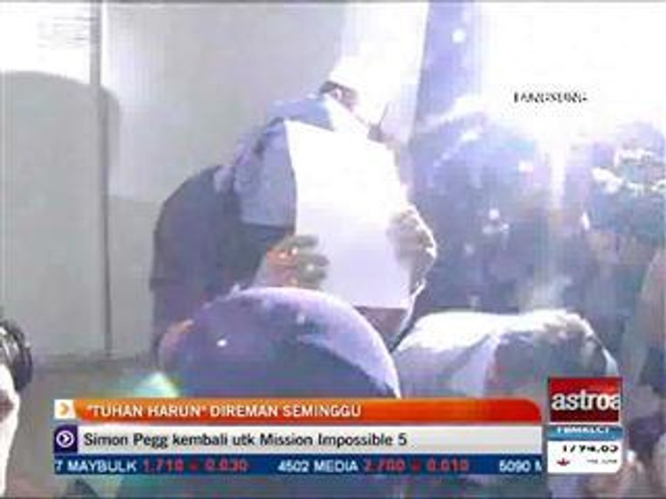 Tuhan Harun direman seminggu - Video Dailymotion