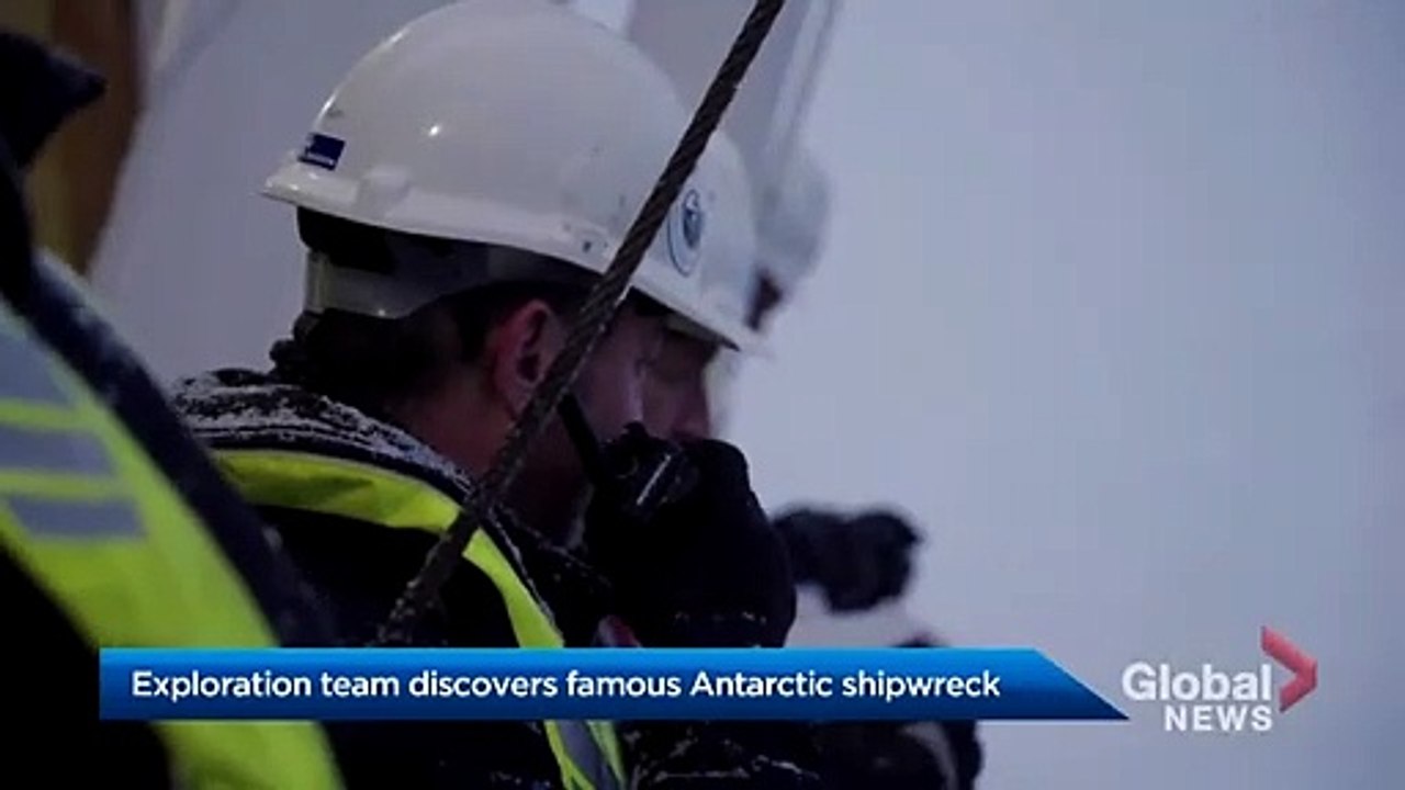Famous Antarctic shipwreck “Endurance” discovered - video Dailymotion