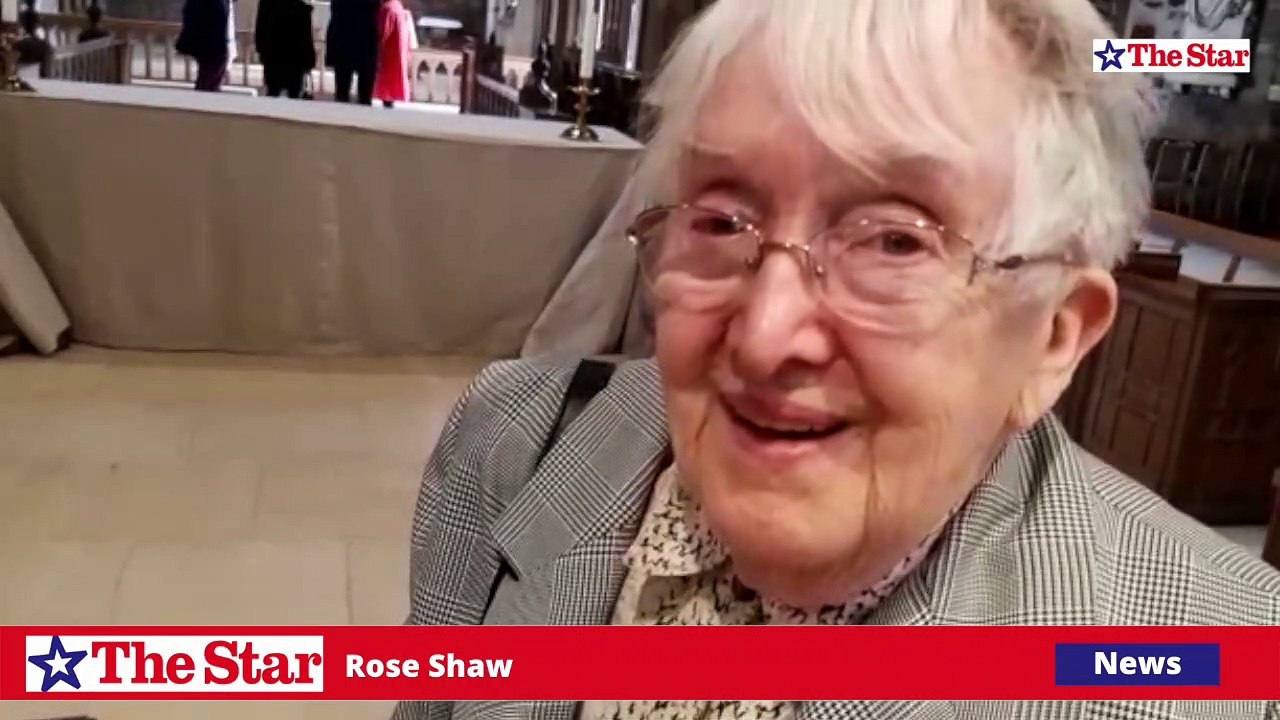 Rose Shaw presentation to The Rev Canon Keith Farrow - video Dailymotion