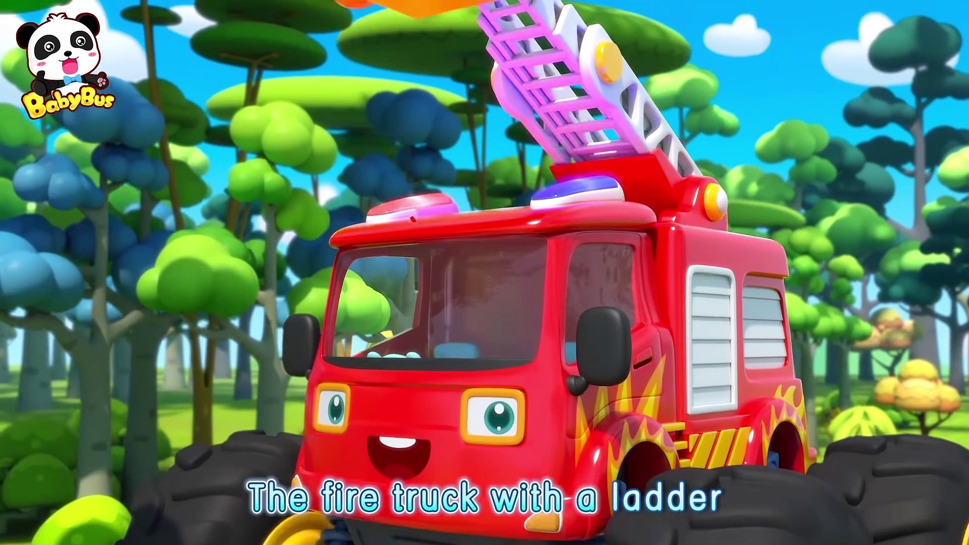Cartoon Fire Truck Rescue Disney Junior Firebuds, Bo & Flash Rescue