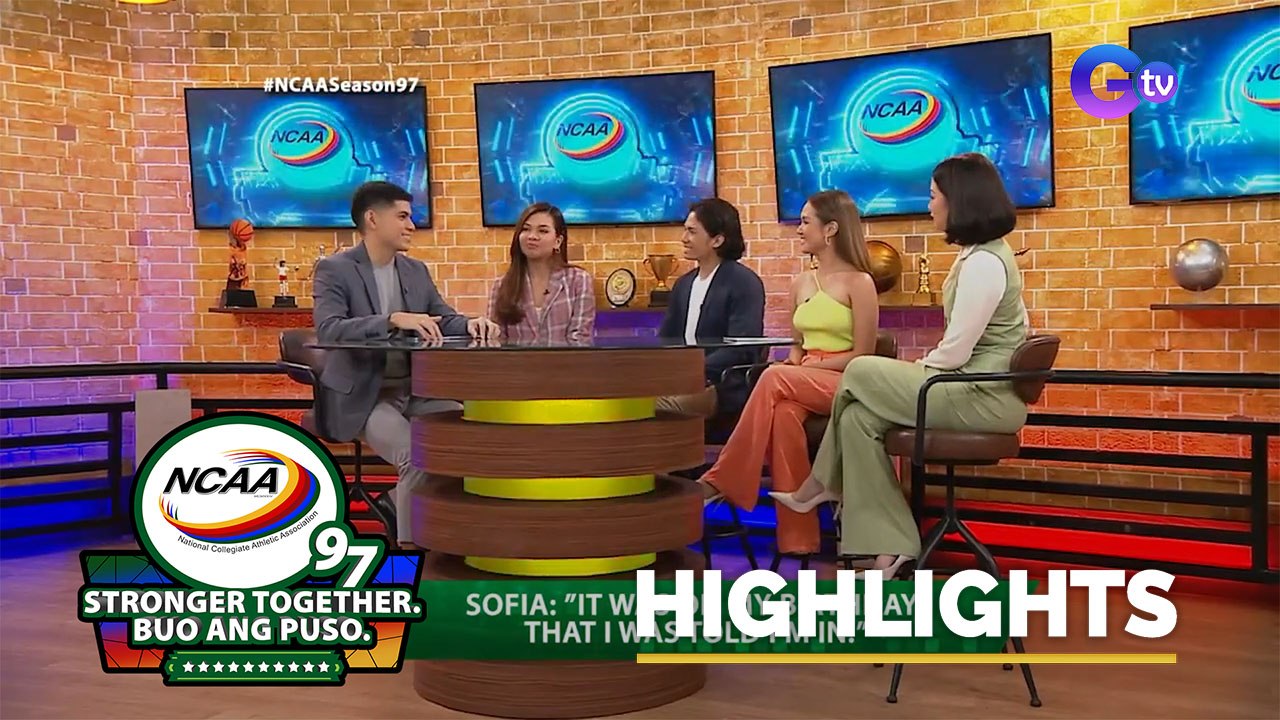 Meet NCAA Season 97 courtside reporters Baileys Acot, Sofia Rodelas, and Chantal Laude | Game On ...