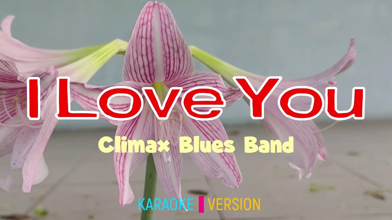 I Love You - Climax Blues Band | Karaoke Version |HD - video Dailymotion