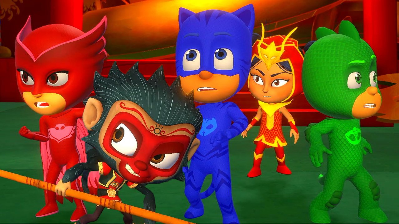 PJ Masks: Heroes of Night Mischief on Mystery Mountain All Cutscenes ...