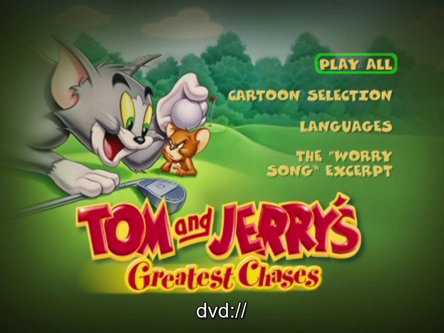 Tom And Jerry Dvd Menu