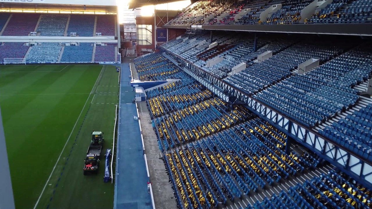 [4K] A Quick look At Ibrox From The Air - video Dailymotion