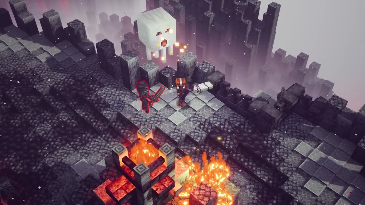 Minecraft Dungeons : Flames of the Nether – Official Launch Trailer ...