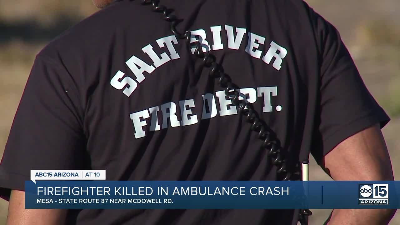 Salt River Fire EMT killed in crash along SR-87 in Mesa - video Dailymotion