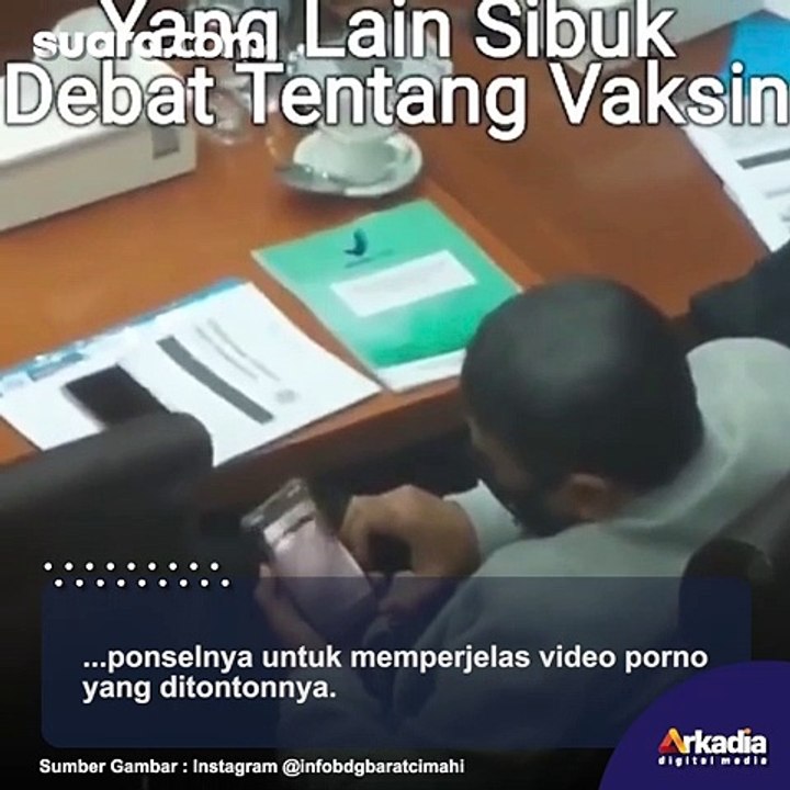 Anggota DPR Tepergok Menonton Video Porno saat Rapat soal Vaksin - Video Dailymotion