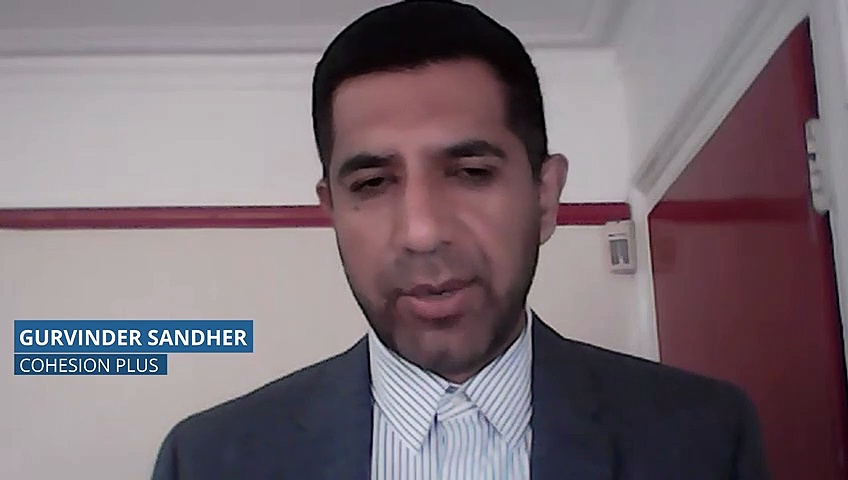 Gurvinder Sandher from Cohesion Plus reveals they have received racist ...
