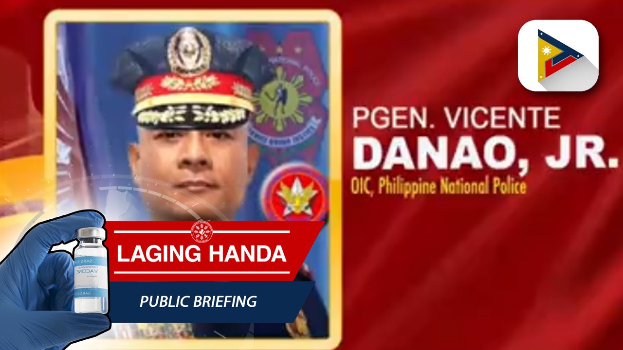 Mga inalatag na plano sa kanyang panunungkulan, ibinahagi ni PNP OIC PLt. Gen. Vicente Danao, Jr ...