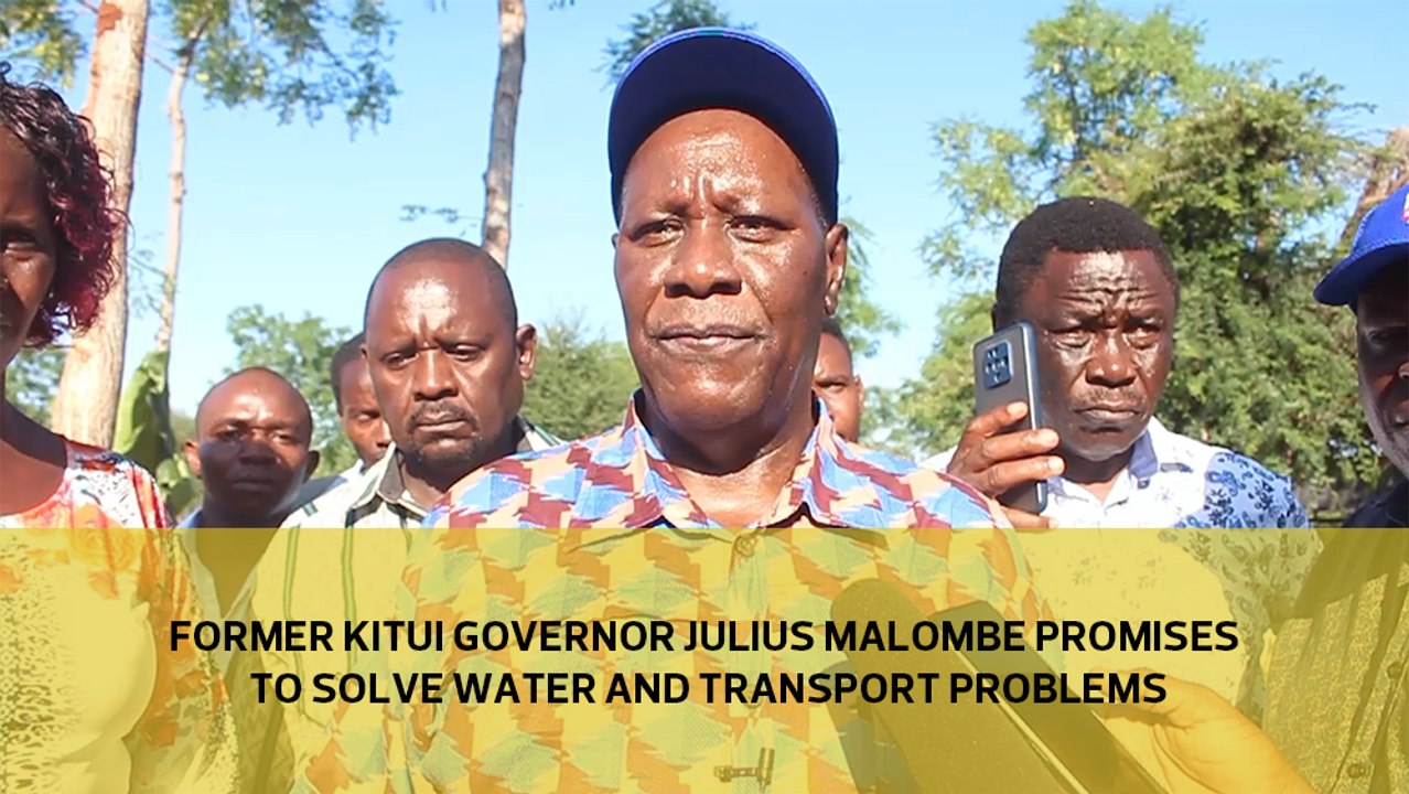 Former Kitui Governor Julius Malombe promises to solve water and ...