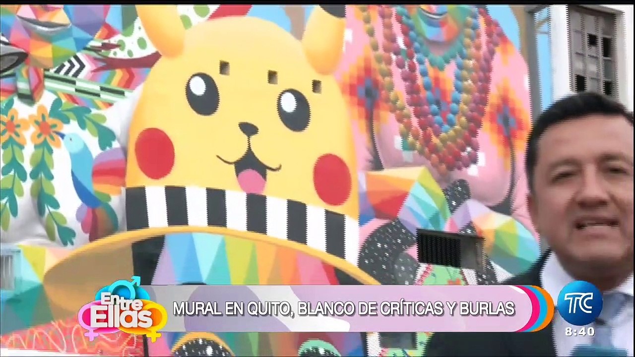 Mural por el Bicentenario en Quito, donde aparece Pikachu, genera ...