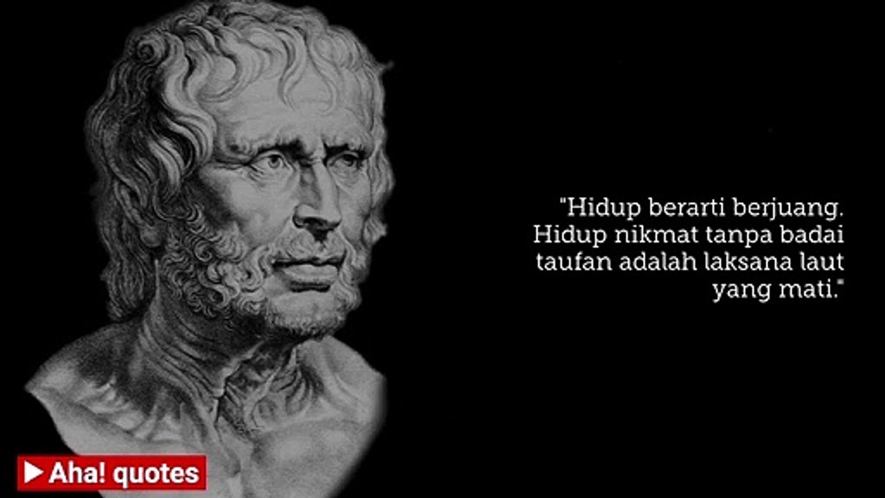 KATA BIJAK FILSUF BESAR ROMAWI _ QUOTES OF THE DAY _ SENECA - Video ...