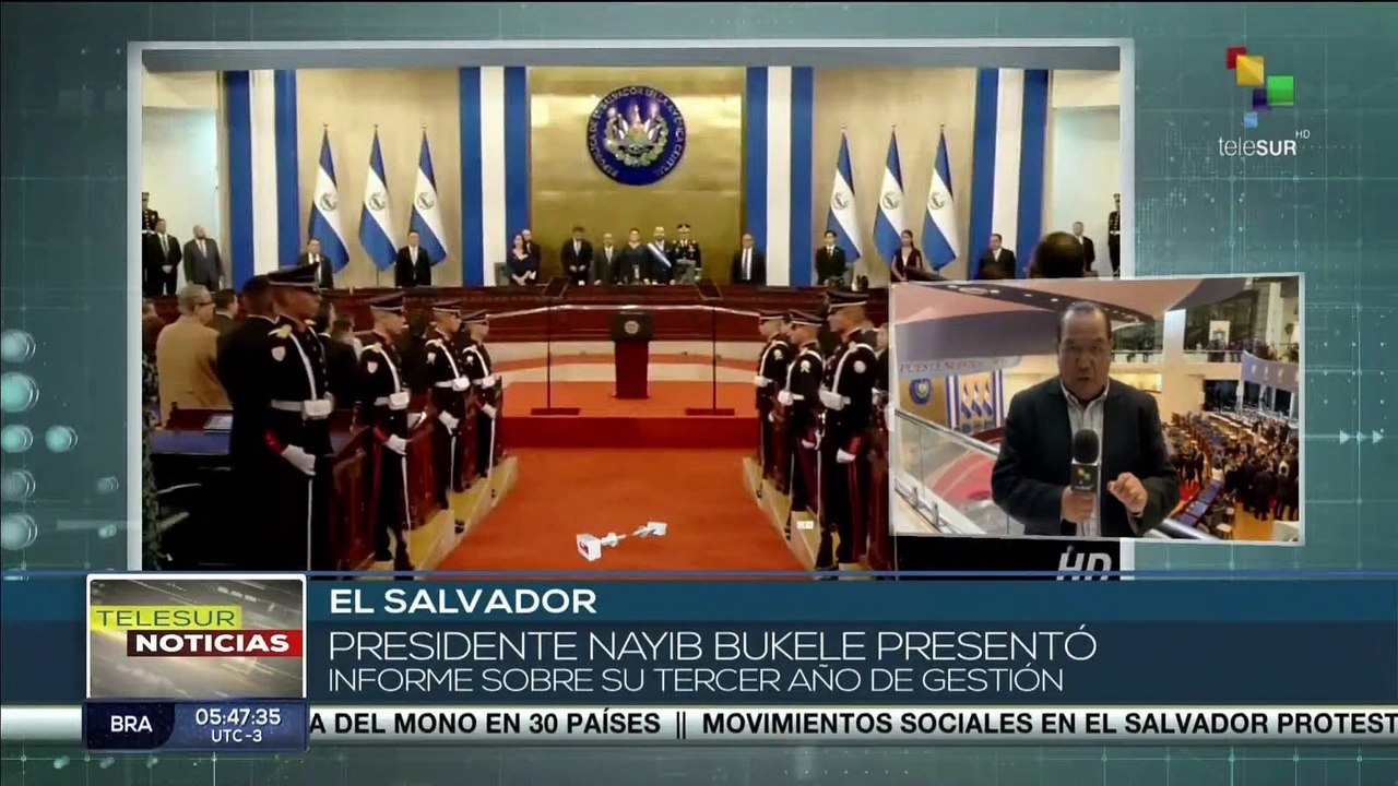 El Salvador: El Pdte. Bukele presentó informe sobre su 3er año de ...