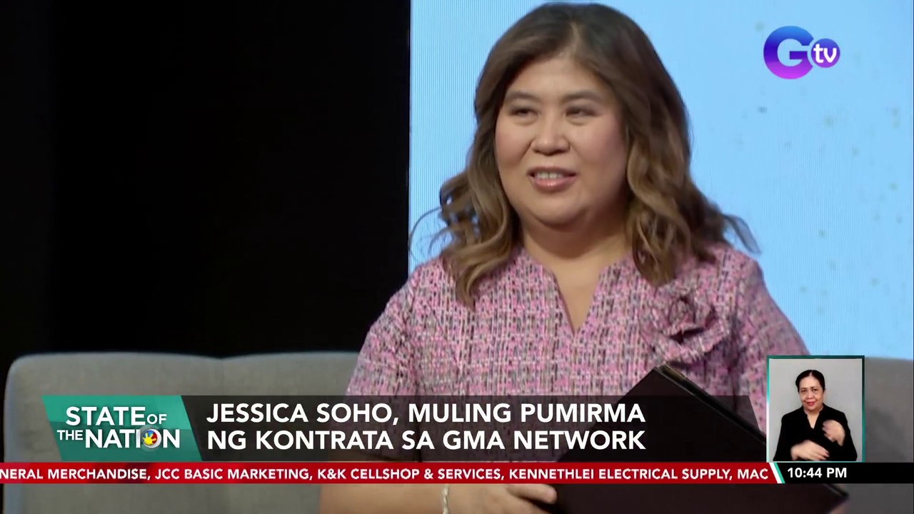Jessica Soho, muling pumira ng kontrata sa GMA Network | SONA - video ...