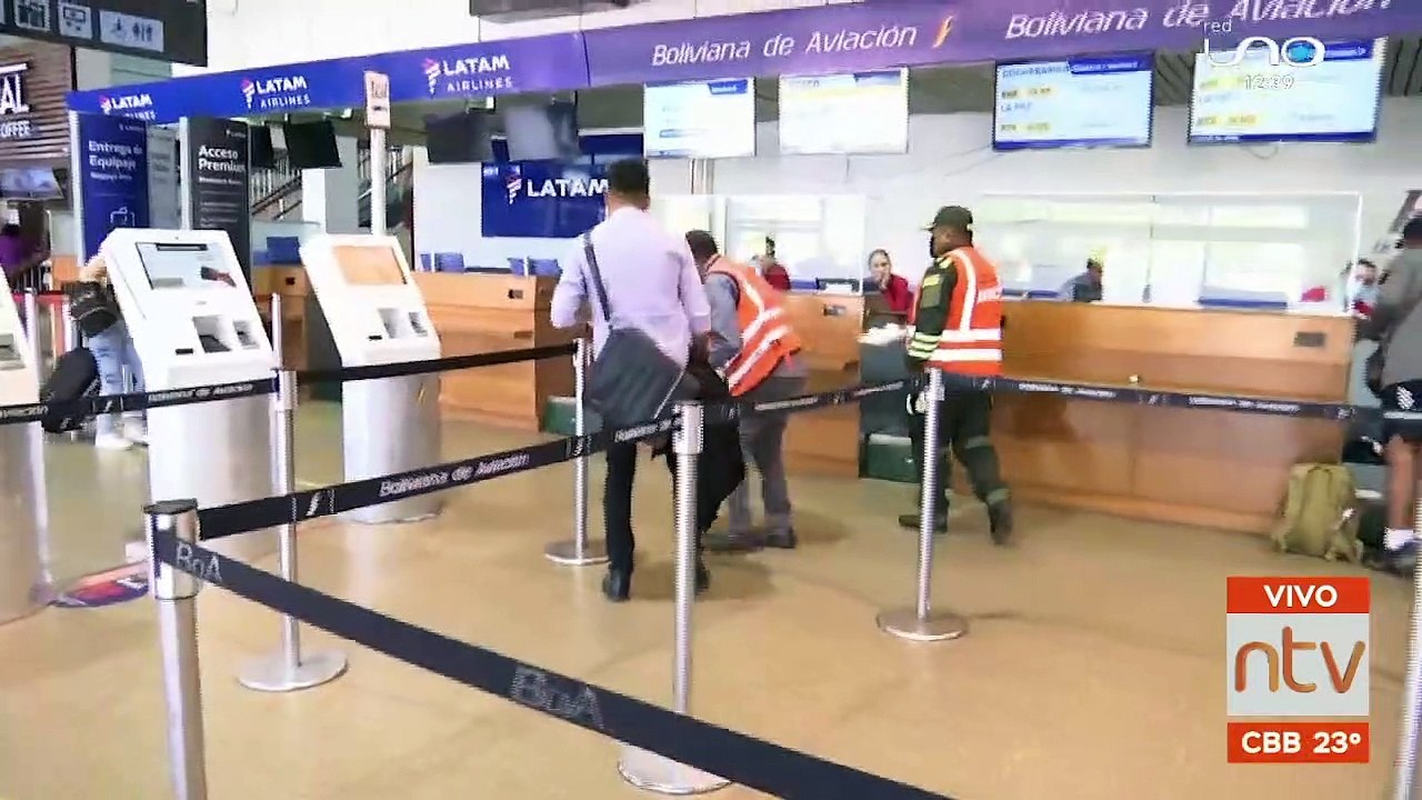 En el Aeropuerto Internacional de Viru Viru se registró control de pasajeros - Vídeo Dailymotion