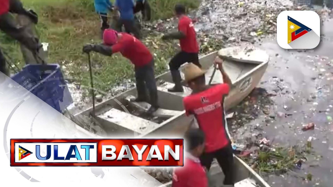 Iba't ibang ahensiya ng pamahalaan at Taguig LGU, nagtulong-tulong sa paglilinis ng Hagonoy ...