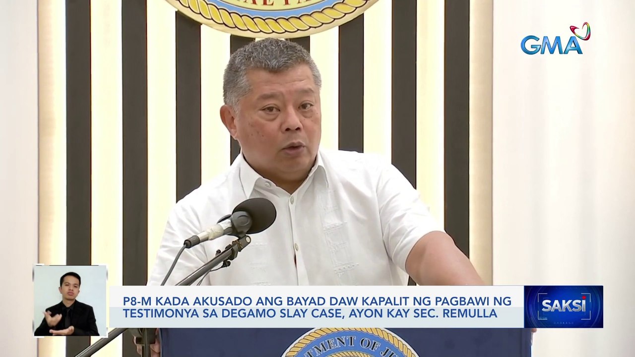 P8-M kada akusado ang bayad daw kapalit ng pagbawi ng testimonya sa ...