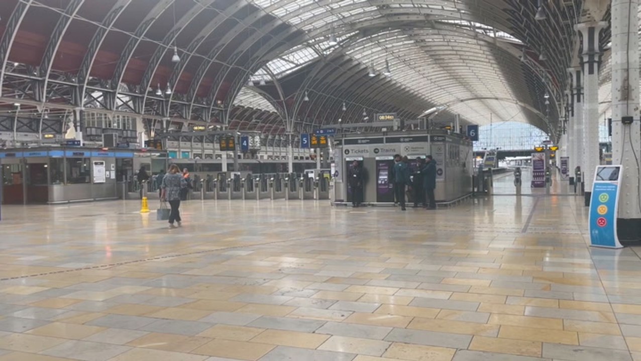 Rail strikes: London’s busiest train stations empty ahead of FA Cup ...