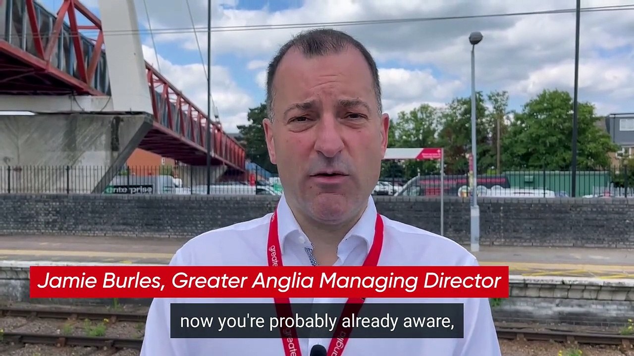 Greater Anglia managing director Jamie Burles gives advice about ...