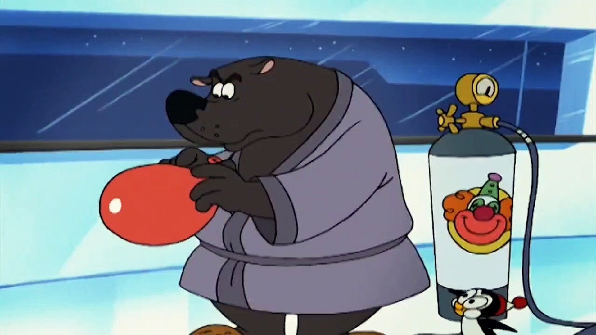 Air Inflation Cartoon