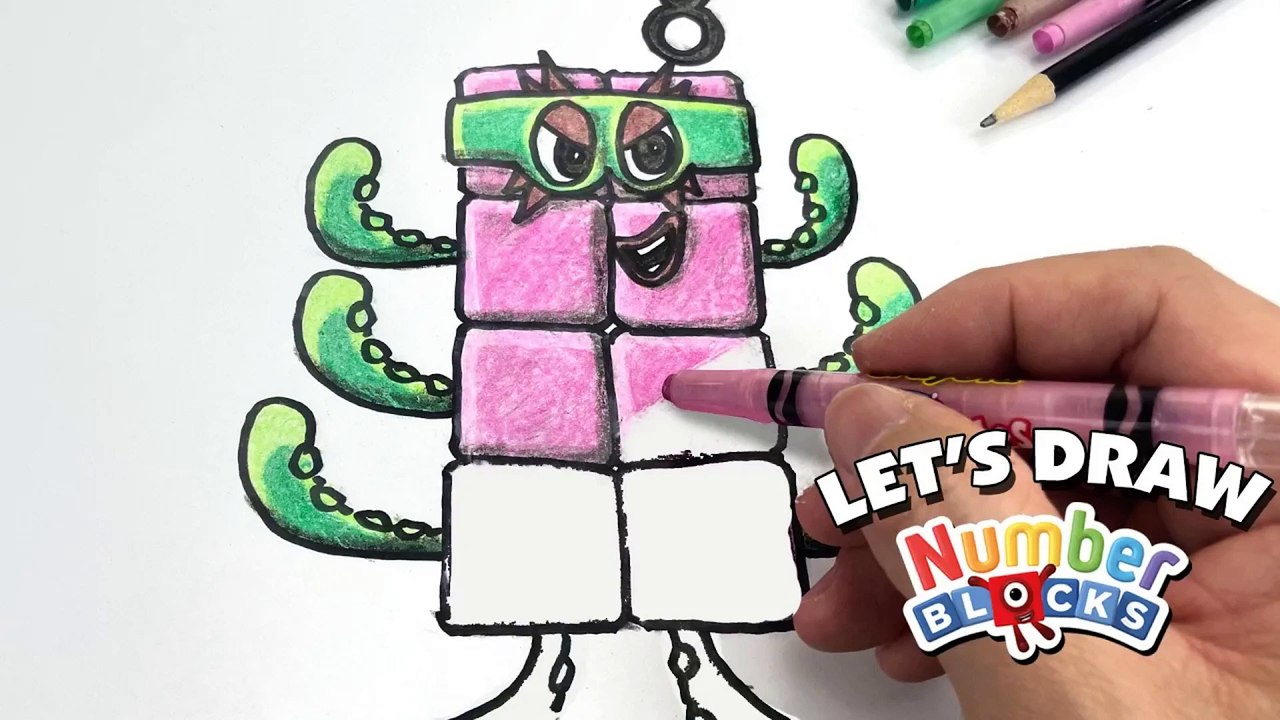 Let's Draw Numberblocks : Octonaughty - video Dailymotion